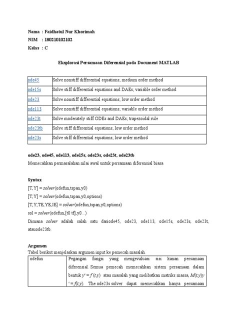Matlab Pdf Sains And Matematika Komputer