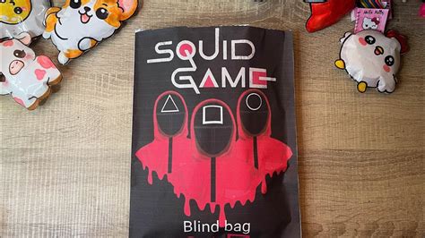 Squid Game Blind Bag Unboxing Asmr Youtube