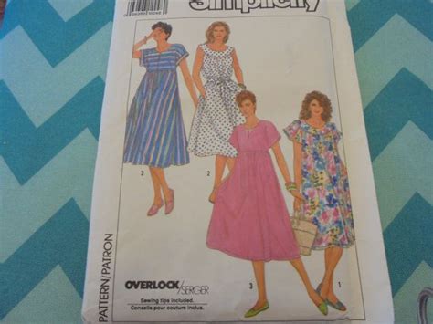 Simplicity 9615 Sewing Pattern Mumu House Kaftan Caftan Loose Fitting
