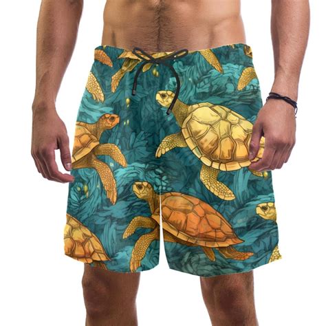 Quick Dry Surfing Beach Shorts With Mesh Lining Summer Surf Boardshorts