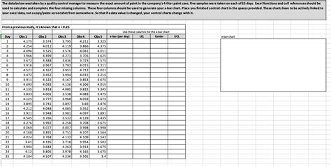 Solved Your Excel Data Not A Copy Paste Screenshot From Chegg