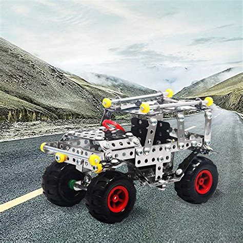 Iron Commander Stem Jeep Building Toy Kit Erector Set Model Kit