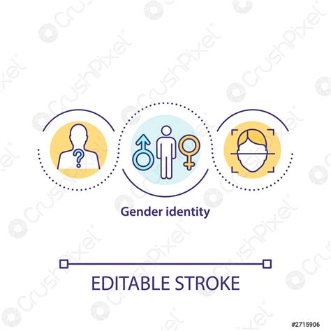 Gender Identity Concept Icon Stock Vector Crushpixel