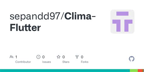 GitHub Sepandd97 Clima Flutter