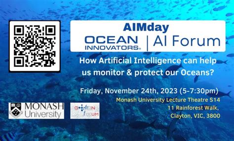 ai to protect our oceans workshop at monash ocean innovators un