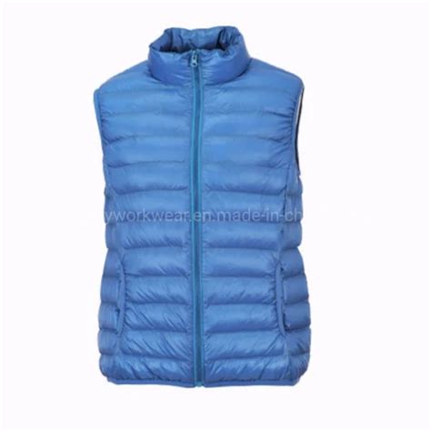 Oem Factory In Bangladesh Women ′s Padding Jacket Fake Down Coat With