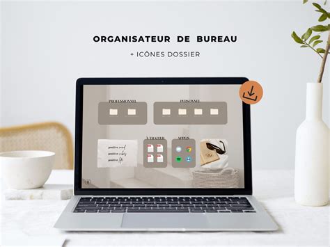 Fonds décran organisation dossiers personnalisés BONUS Arrières