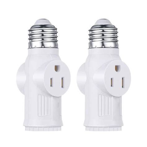 E E B Light Socket To Plug Adapter Polarized Light Socket Outlet R Z Walmart Com