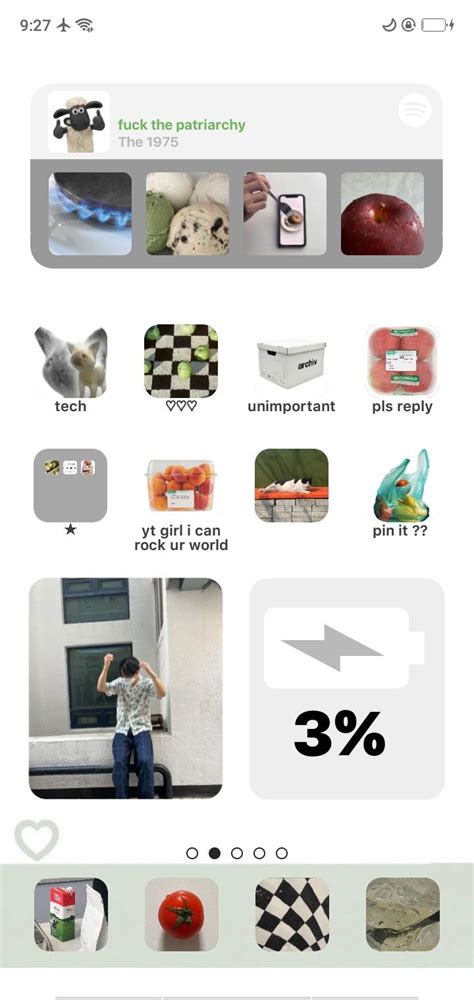 Layout Inspo — ˊᗜˋ Iphone App Design Iphone Wallpaper App Homescreen Layout
