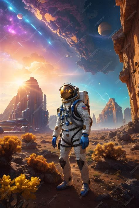 Premium Photo Astronaut Exploring Planets Astronaut Wallpaper Astronaut Background An