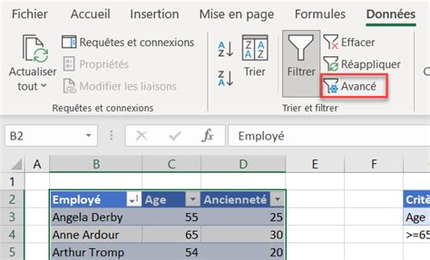 Filtre Avanc Dans Excel Filtrer Plusieurs Crit Res Et Plus Encore