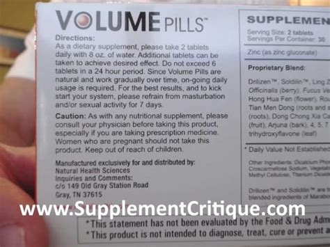 Volume Pills Review – Do They Increase Semen Volume? | Supplement Critique