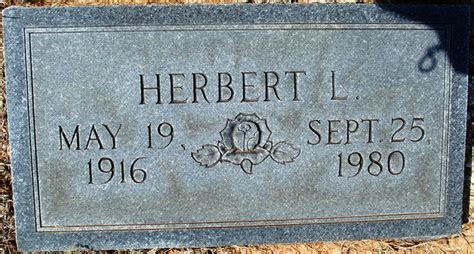 Herbert Lee Burrell 1916 1980 Find A Grave Memorial
