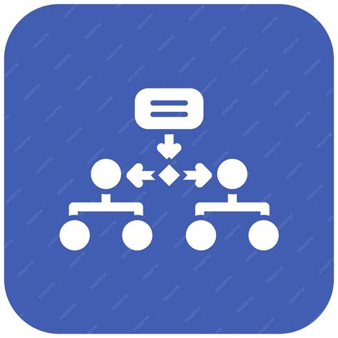 Premium Vector Horizontal Hierarchy Icon Vector Image Can Be Used For