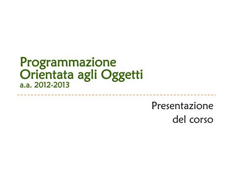 pdf programmazione orientata agli oggetti lezioni4all dokumen tips