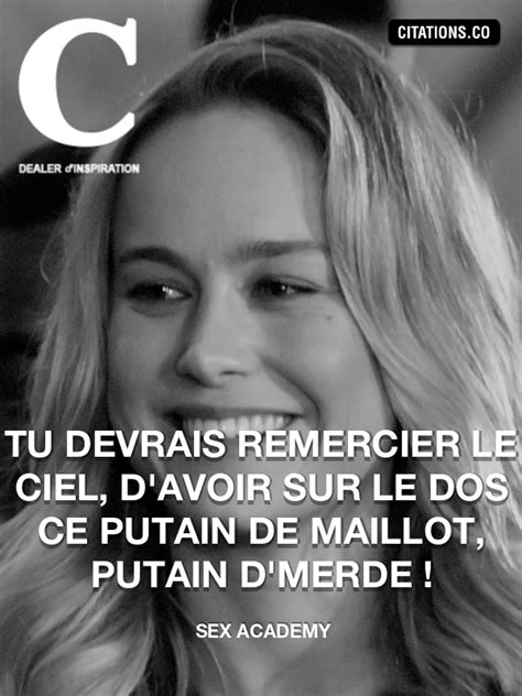 Citation De Sex Academy Personnage De Fiction Phrases Cultes Desex