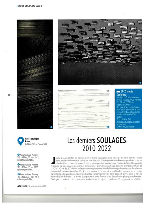 LU Dans La Presse Arts Magazine 148 Juin 2023 Guy Drillin