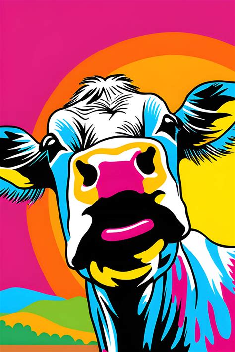 Popart Cow By Hazelnutgarden On Deviantart