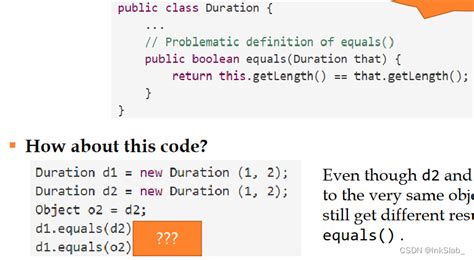 软构复习8 Equality In Adt And Oop Adt和oop中的“等价性“ Csdn博客