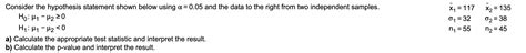 Solved Consider The Hypothesis Statement Shown Below Using