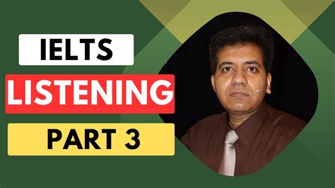 Ielts Listening Part 3 By Asad Yaqub Youtube