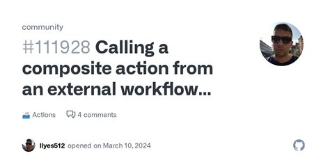 Calling A Composite Action From An External Workflow Using The Same Ref