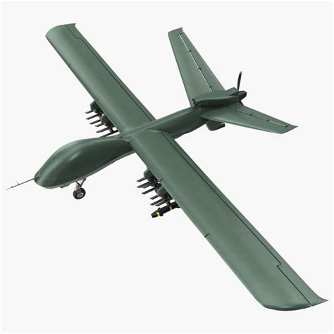 General Atomics Aeronautical Systems Gltf Models For Download Turbosquid