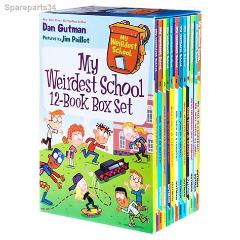 English Original My Weirdest School Crazy School Season 4 12 Volumes Boxed American Elementary