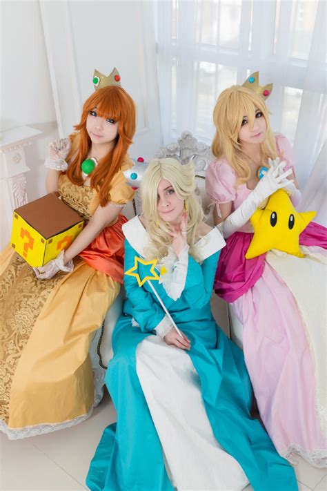 Super Mario Peach Daisy And Rosalina By Busanpanda On Deviantart