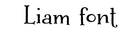 Liam Font Dafont Free Font