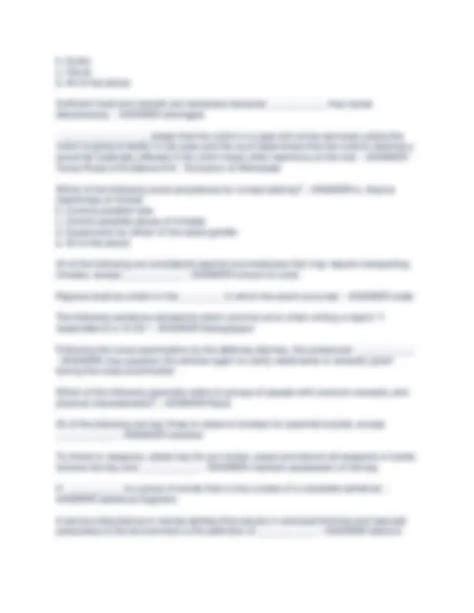 Basic County Corrections Modules 1 12 Test Exam Questions And Correct