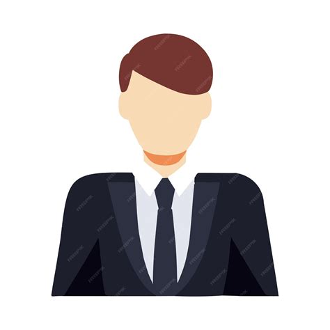 Premium Vector Professional Man In Suit Illustration