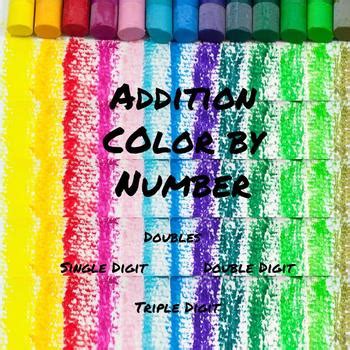 Addition Color By Numbers By Sassy Sunflower Teacher TPT