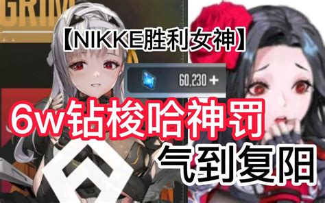 【nikke胜利女神】up主辛辛苦苦存的6w钻梭哈神罚了 哔哩哔哩