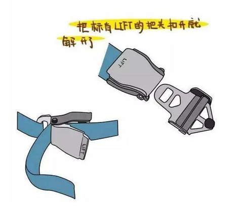 飞机安全带怎么解开解安全带教程 生活 布条百科