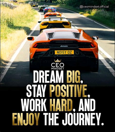 The Positive Quote On Linkedin Dream Big Stay Positive Work Smart