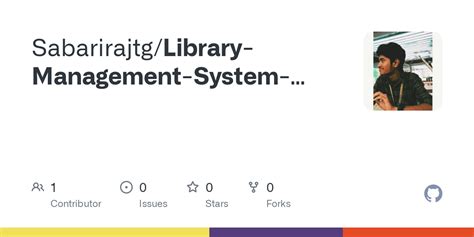 GitHub Sabarirajtg Library Management System ReactJs