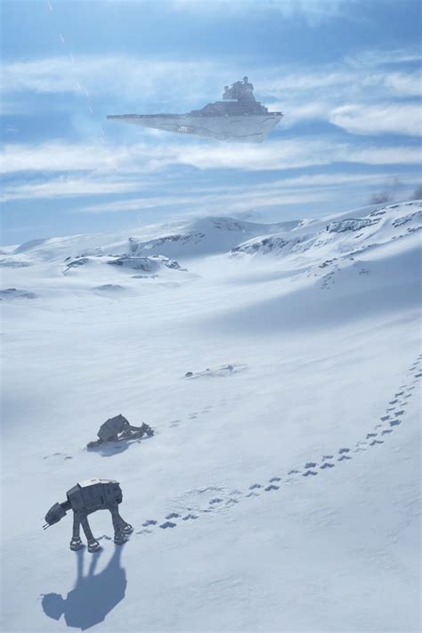 Hoth Wallpapers Wallpaper Cave AT AT On Hoth Planet SW Wallpaper 4K