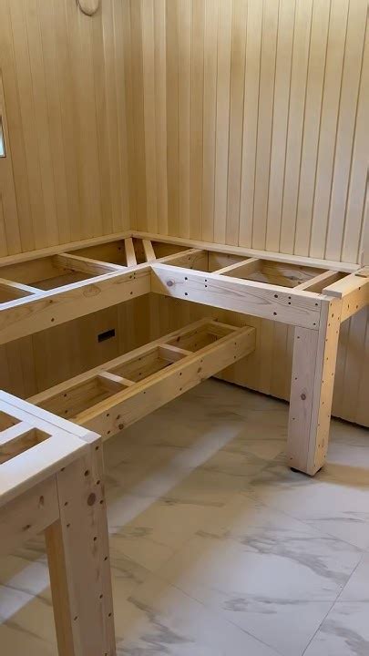 Каркас полок в парной отделка деревообробка дерево дизайнинтерьера Youtube