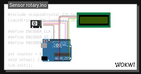 Sensor Rotary Ino Wokwi ESP STM Arduino Simulator