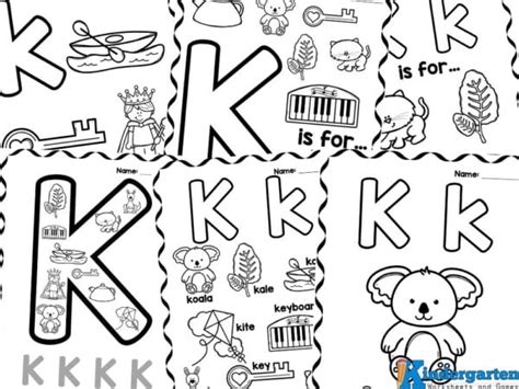 Letter K Coloring Pages Worksheets Library