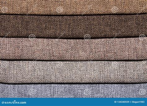 A Sample Of Multi Colored Textures Of Fabrics Stock Image Image Of