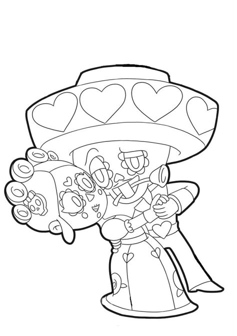 Coloring Pages Piper Print For Free Character Brawl Stars