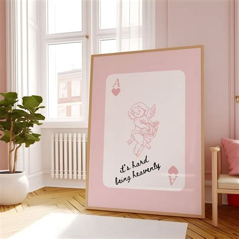 Coquette Room Decor Balletcore Wall Art Wall Art Bow Art Print Coquette