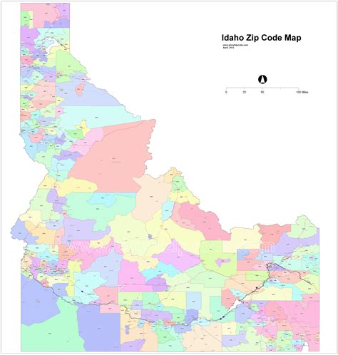 Map Of Idaho Zip Codes