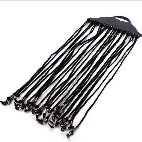 12 Pcs Glasses String Black Nylon Cord Eyeglass Holder Sunglass Eyewear