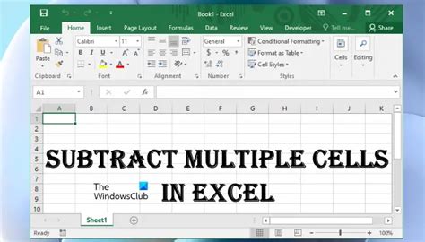 How To Add And Subtract Multiple Columns In Excel Printable Templates