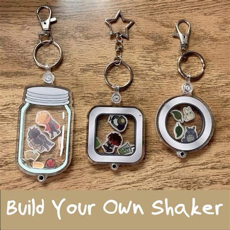 Build Your Own Shaker Keychain Etsy