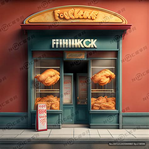 AI创作图炸鸡店门头nipic 昵图网
