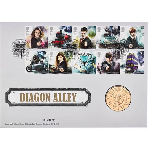 哈利波特 英國紀念幣＋郵票 周邊 紀念品 週邊 收藏品 Hogwarts 硬幣 20週年 霍格華茲 電影 小說 蝦皮購物